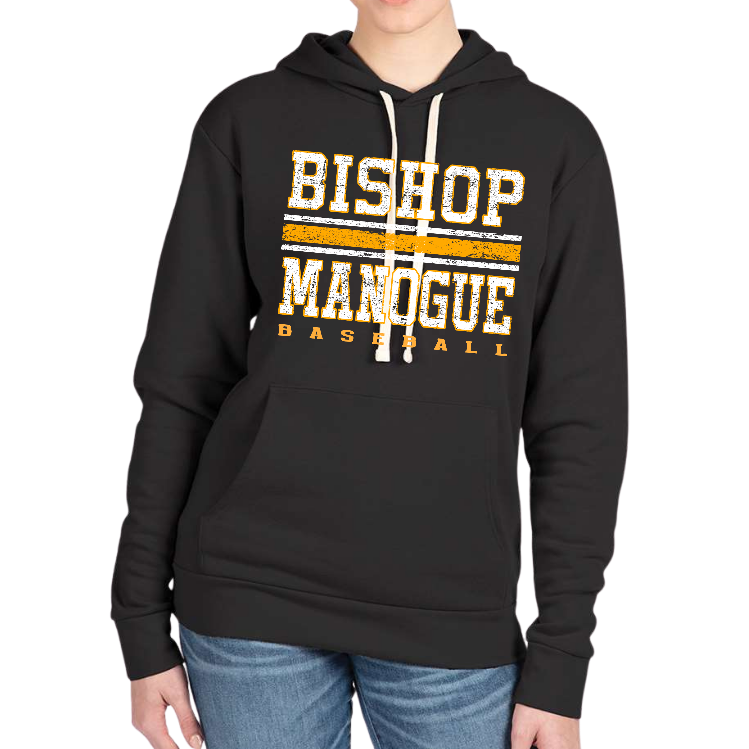 Distressed Bishop Manogue Baseball Hoodie – Nevada Threads